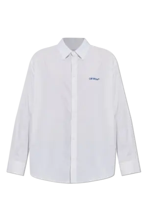 Off-White Shirt With Logo - White