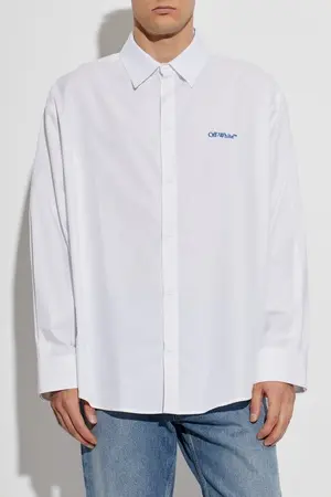 Off-White Shirt With Logo