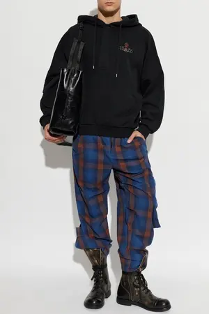 VIVIENNE WESTWOOD Batwing Sleeve Sweatshirt With Embroidered Logo