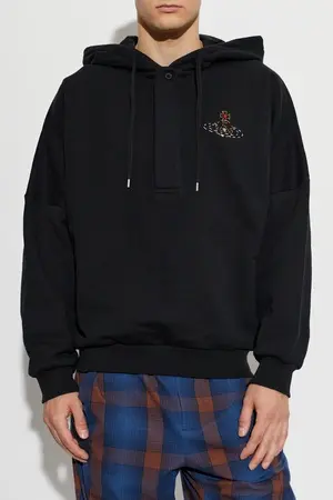 VIVIENNE WESTWOOD Batwing Sleeve Sweatshirt With Embroidered Logo