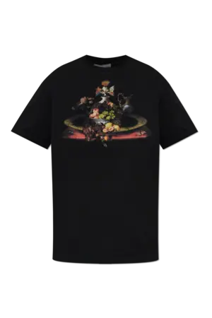 VIVIENNE WESTWOOD Still Life' Oversized Cotton T-shirt - Black