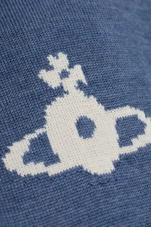 VIVIENNE WESTWOOD Wool Turtleneck With Embroidered Logo