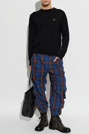 VIVIENNE WESTWOOD Alex" Wool Sweater - Black