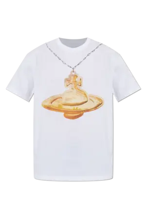 VIVIENNE WESTWOOD T-shirt ‘gold Orb Classic - White