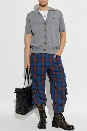 VIVIENNE WESTWOOD Short-sleeve Collared Cardigan