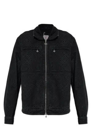 Casablanca Monogram Denim Jacket - Black