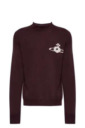 VIVIENNE WESTWOOD Fisherman Wool Sweater - Purple