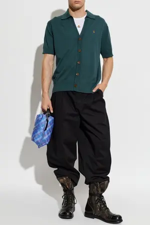 VIVIENNE WESTWOOD Short-sleeved Collared Cardigan