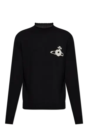 VIVIENNE WESTWOOD Fisherman Wool Sweater - Black