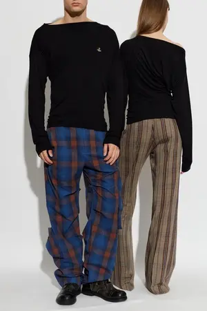 VIVIENNE WESTWOOD Ribbed Knit Long Sleeve Sweater