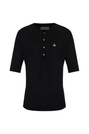 VIVIENNE WESTWOOD T-shirt 'sailor Henley - Black