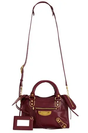 Balenciaga Le City Mini Uptown Bag - Ruby