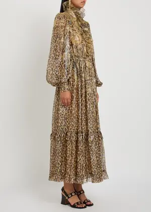 Etro Printed Silk-blend Midi Dress
