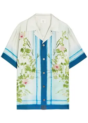 CHE Bloom Floral-print Silk Shirt - Multicoloured 1