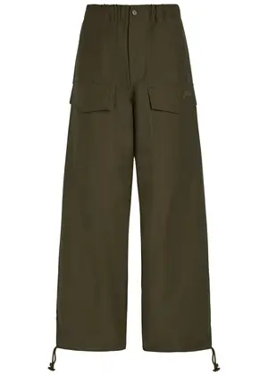 JW Anderson Cotton-blend Track Pants - Khaki