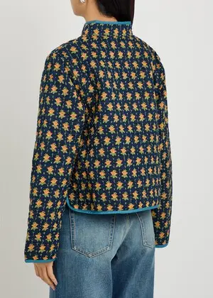 Polo Ralph Lauren Quilted Floral-print Cotton Jacket