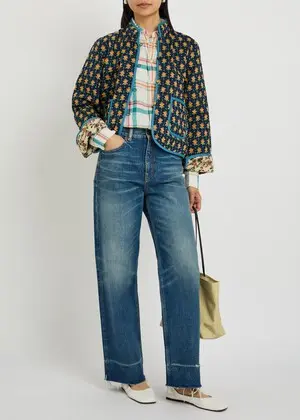 Polo Ralph Lauren Quilted Floral-print Cotton Jacket