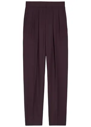 ROKSANDA Wool Trousers - Burgundy