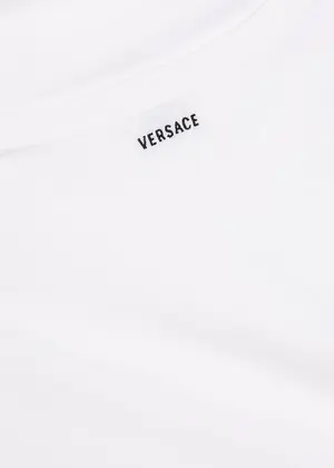 Versace Stretch-cotton T-shirt - White