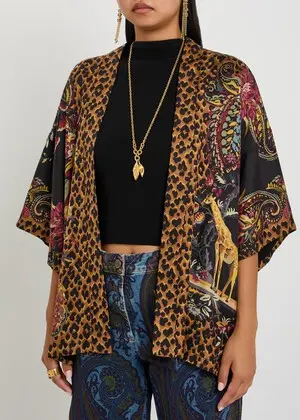 Etro Printed Silk Jacket
