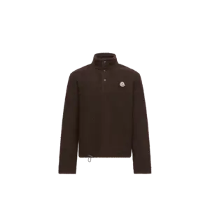 Moncler Logo Knit Sweatshirt - Brown