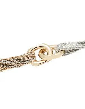 Fabiana Filippi Two Tone Beaded Link Bracelet