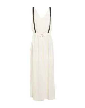 Brunello Cucinelli Maxi Dress Ivory Size Silk - White