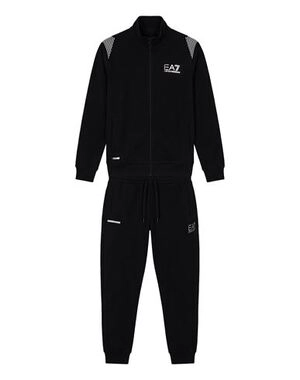 EA7 Tracksuit Size Cotton, Polyester, Elastane - Black