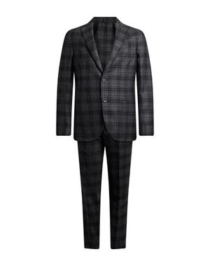 Montedoro By Slowear Suit Charcoal Size Virgin Wool - Grey