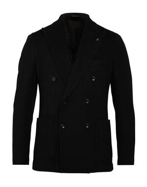 Tagliatore Blazer Size Polyester, Virgin Wool, Acrylic - Black