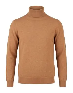 JEORDIE'S Merino Wool And Cashmere Turtleneck Sweater