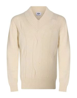 Alpha Studio Cashmere V-neck Sweater - Beige