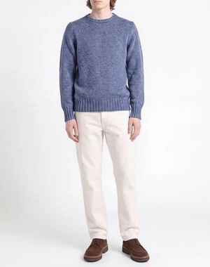 Alpha Studio Sweater In Slate Wool Blend