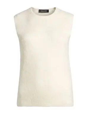 Fabiana Filippi Sleeveless Crewneck Sweater - White