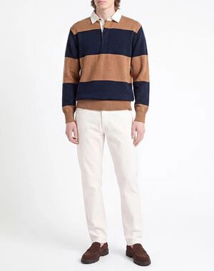 Paul & Shark Virgin Wool And Cashmere Striped Sweater