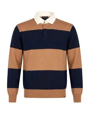 Paul & Shark Virgin Wool And Cashmere Striped Sweater