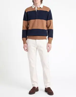 Paul & Shark Virgin Wool And Cashmere Striped Sweater