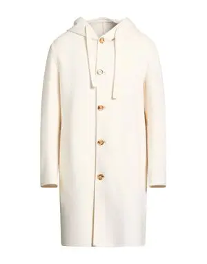 LARDINI Midnight Wool Coat - White