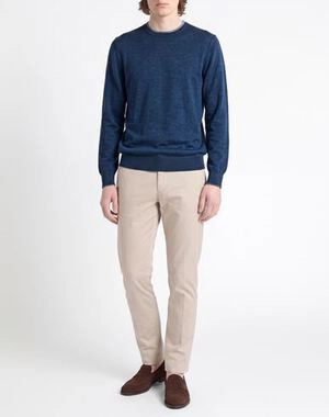 Paul & Shark Virgin Wool And Silk Blend Sweater - Blue