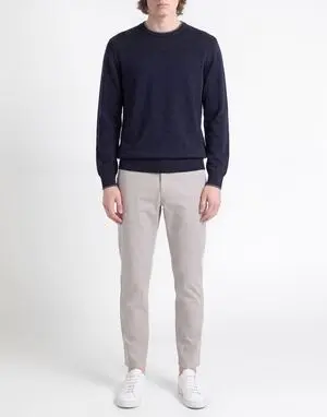 Paul & Shark Virgin Wool And Silk Crewneck Sweater - Midnight Blue