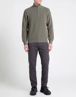 Paul & Shark Virgin Wool And Silk Zip-up Sweater - Grey
