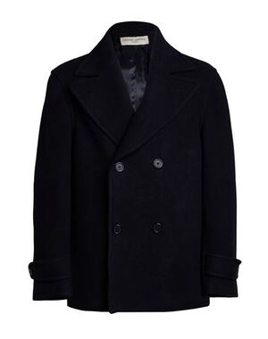 Officine Générale Coat Midnight Size Virgin Wool, Polyamide - Blue