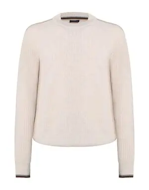 Paul & Shark Ivory Wool & Nylon Sweater
