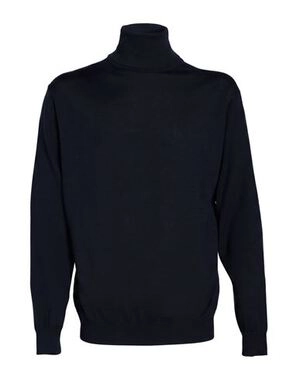 Paul & Shark Turtleneck Size Virgin Wool, Silk - Midnight Blue