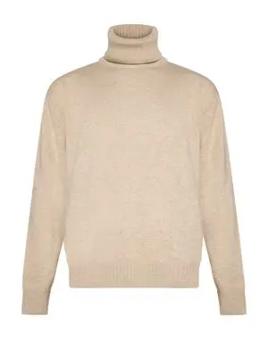 Paul & Shark Turtleneck Sand Size Virgin Wool, Viscose, Cashmere - Beige