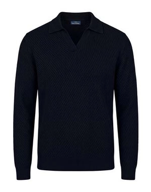 Paul & Shark Sweater Midnight Size Virgin Wool - Blue