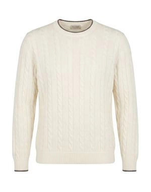 Paul & Shark Sweater Ivory Size Virgin Wool, Cashmere - White