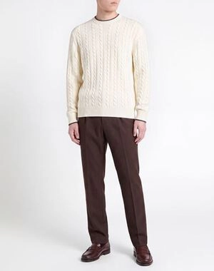Paul & Shark Sweater Ivory Size Virgin Wool, Cashmere