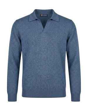 Paul & Shark Virgin Wool, Viscose, And Cashmere Polo Sweater