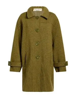 SIYU Jacquard-knit Merino Wool Coat